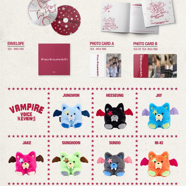 [PRE-ORDER] ENHYPEN - 7TH MINI ALBUM [THE SIN : VANISH] (VOICE KEYRING ...